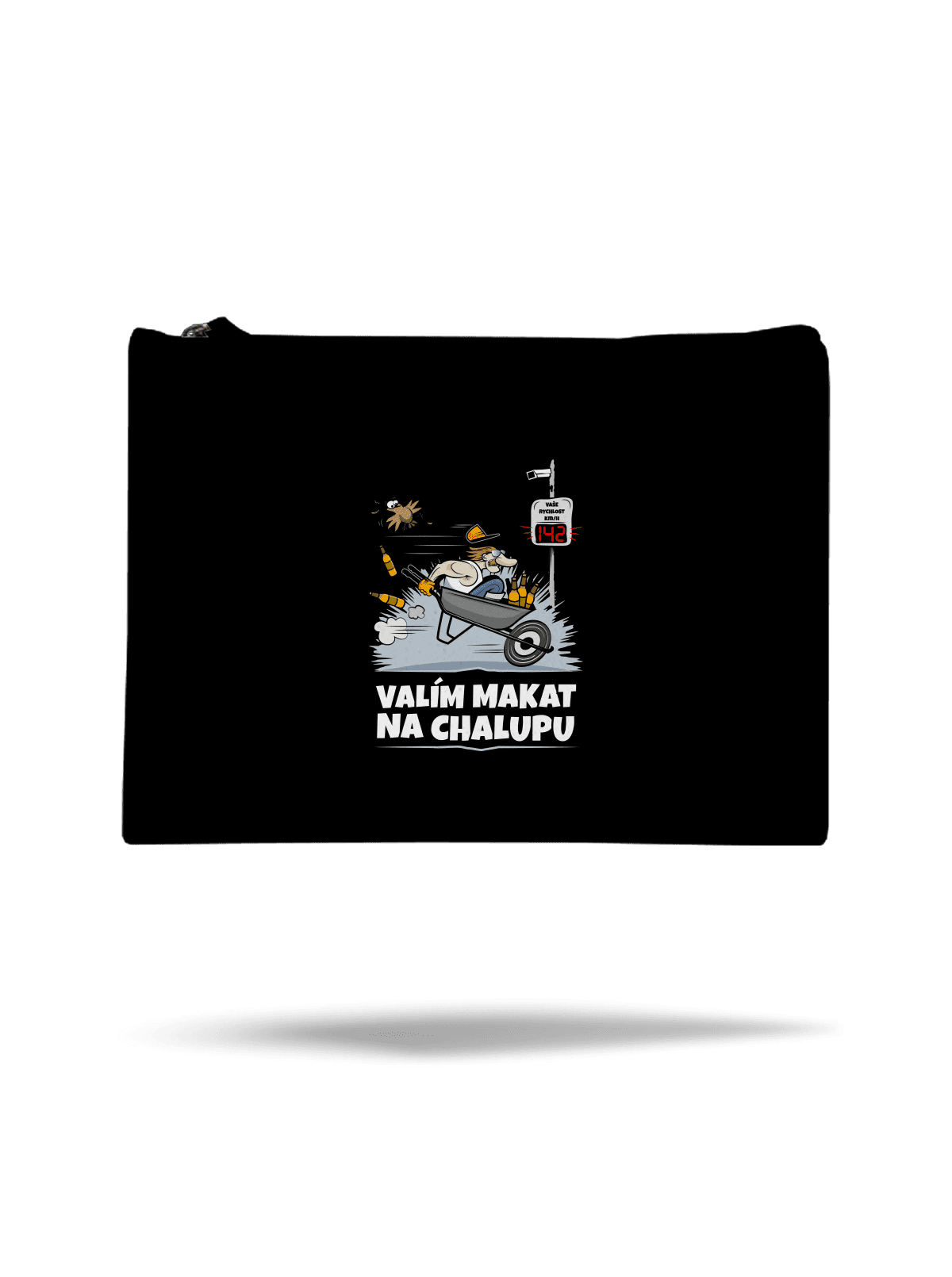 Valím na chalupu taštička Black – digi-tisk (na objednání) | Bastard.cz