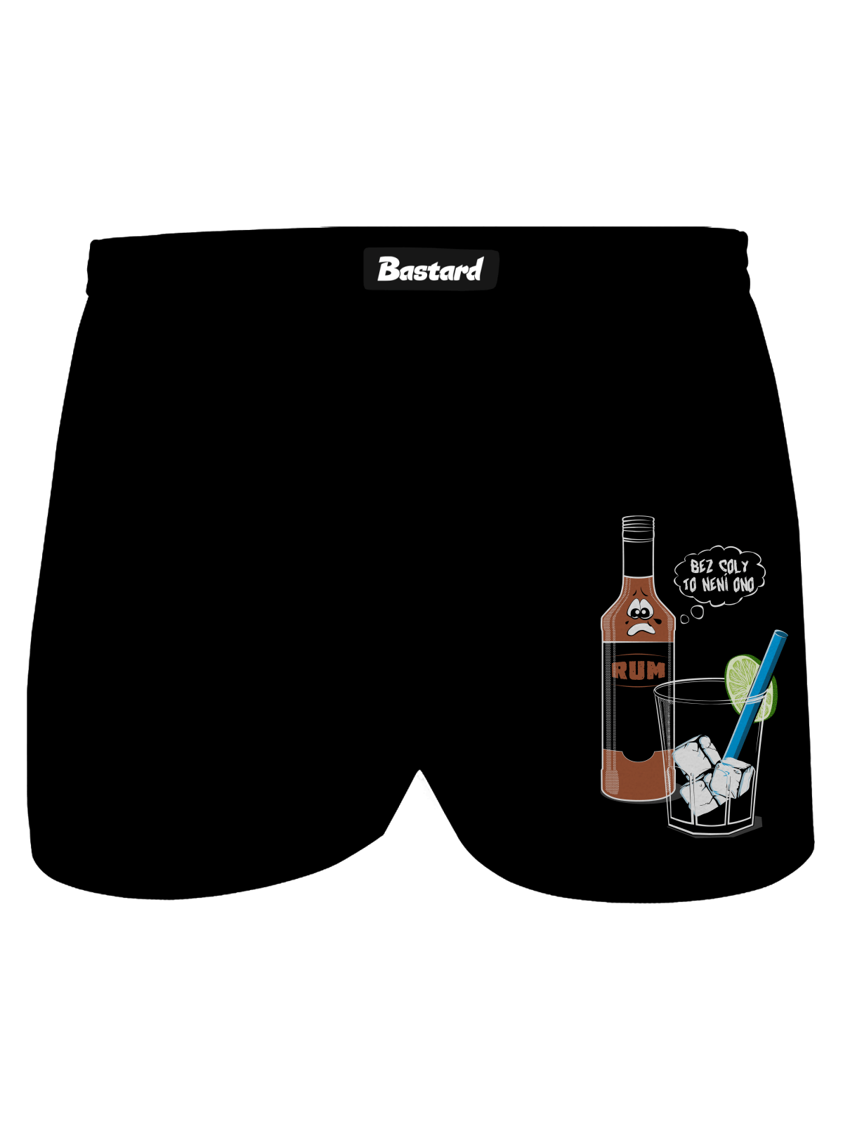 Rum a Cola pánské trenky Black | Bastard.cz